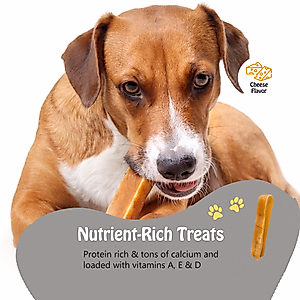 PIMA - Canine Cheese Chews, Natural Yak Chews for Dogs 55 lbs or Larger, Lactose-Free Yak Cheese Dog Chews, Yak Chews for Large Dogs with Protein and Vitamin E, D and A, Extra Large, 1 Chew, 5.3 oz
