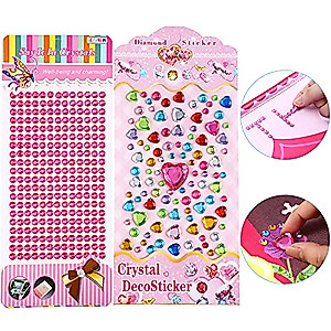 First Communion Banner Kit DIY Holy Door Hanging Decor with 2 Sheets of Diamond Stickers for Boys and Girls Decoration Set, 12 x 20 Inch (Holy Grail Pink Style)