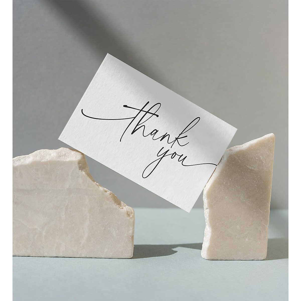 20 Pack Thank You Cards with Kraft Envelopes and Stickers, 4x6 Inch Professional and Minimalistic Looking | Suitable for Business, Baby Shower, Wedding, Graduation, Bridal Shower, Funeral