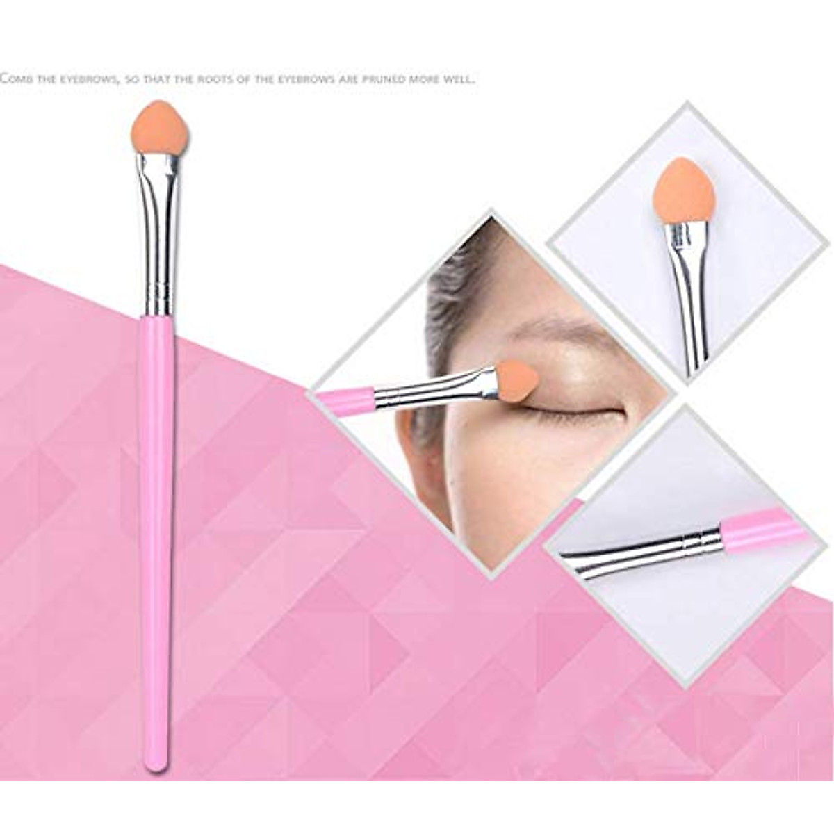 LETB Pink Color 12 Pieces Beauty Care Tools Eyebrow Trimming Kit Eyebrow Scissor&Comb Eyebrow Brush Grooming Set Tweezers and Razor Set Included Free Pink Travel Case Gifts for Girls Women
