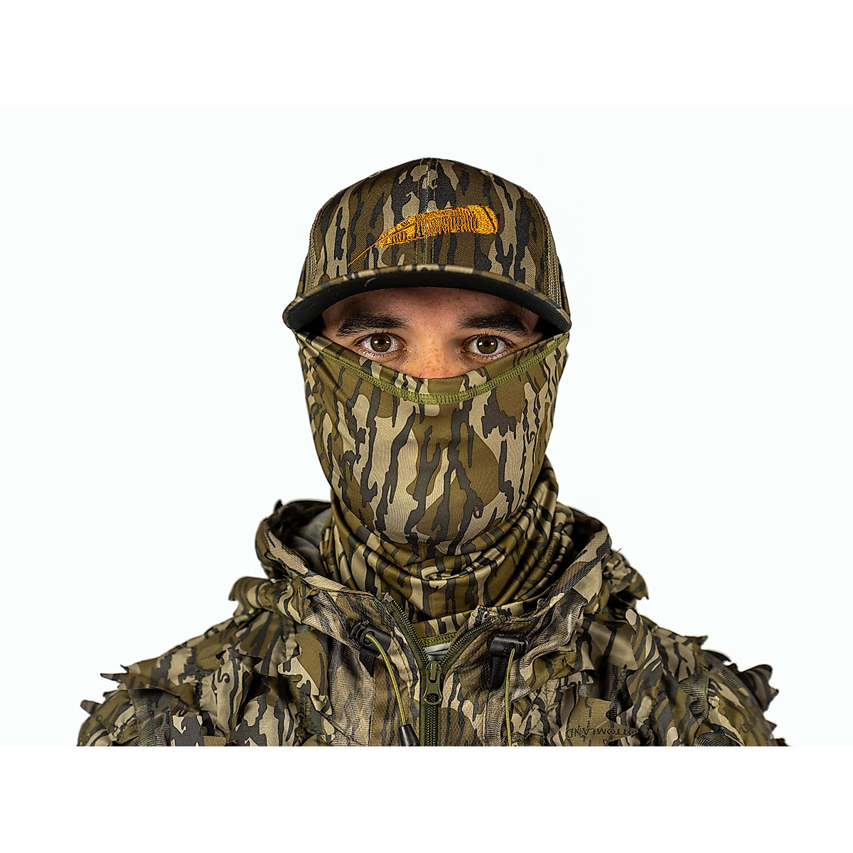 North Mountain Gear - Camouflage Neck Gaiter For Hunting - Mossy Oak Bottomland