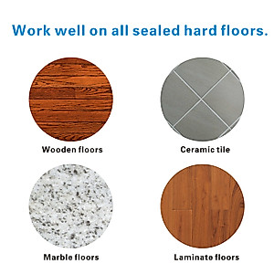 Dttery 4 Pack for Shark Steam Mop S1000 S1000A S1000C S1000WM S1001C S1200 Rectangle Dirt Grip Washable Microfiber Pads Replacement Part P1000C5