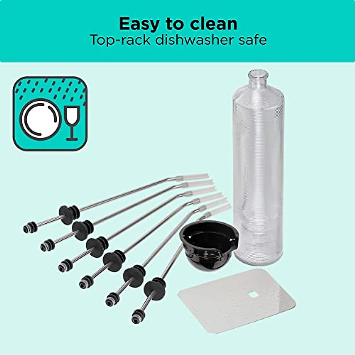 bev by BLACK+DECKER Cocktail Maker Machine and Drink Maker for Bartesian capsules (BEHB101)