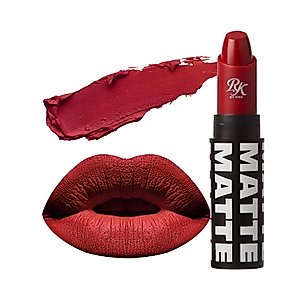 Kiss Ruby Kisses Matte Lipstick Kiss Red,1 Count