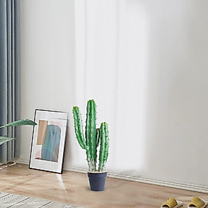 AntHousePlant Artificial Cactus Fake Big Cactus 25 Inch Faux Cacti Plants for Home Garden Office Store Decoration