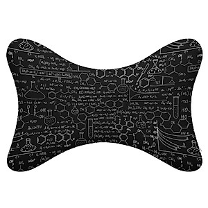 JZDACH Car Neck Pillow Memory Foam Head Rest Support Cushion Compatible with Chemistry Formula for Travel Car Seat, Boys Gaming Office Chair,Travel Portable Pillow