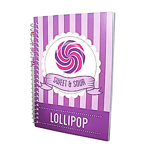 Scentco Scented Sketchbook, Sniff Smelly Fun Notebook, 8.3" x 5.8", Lollipop
