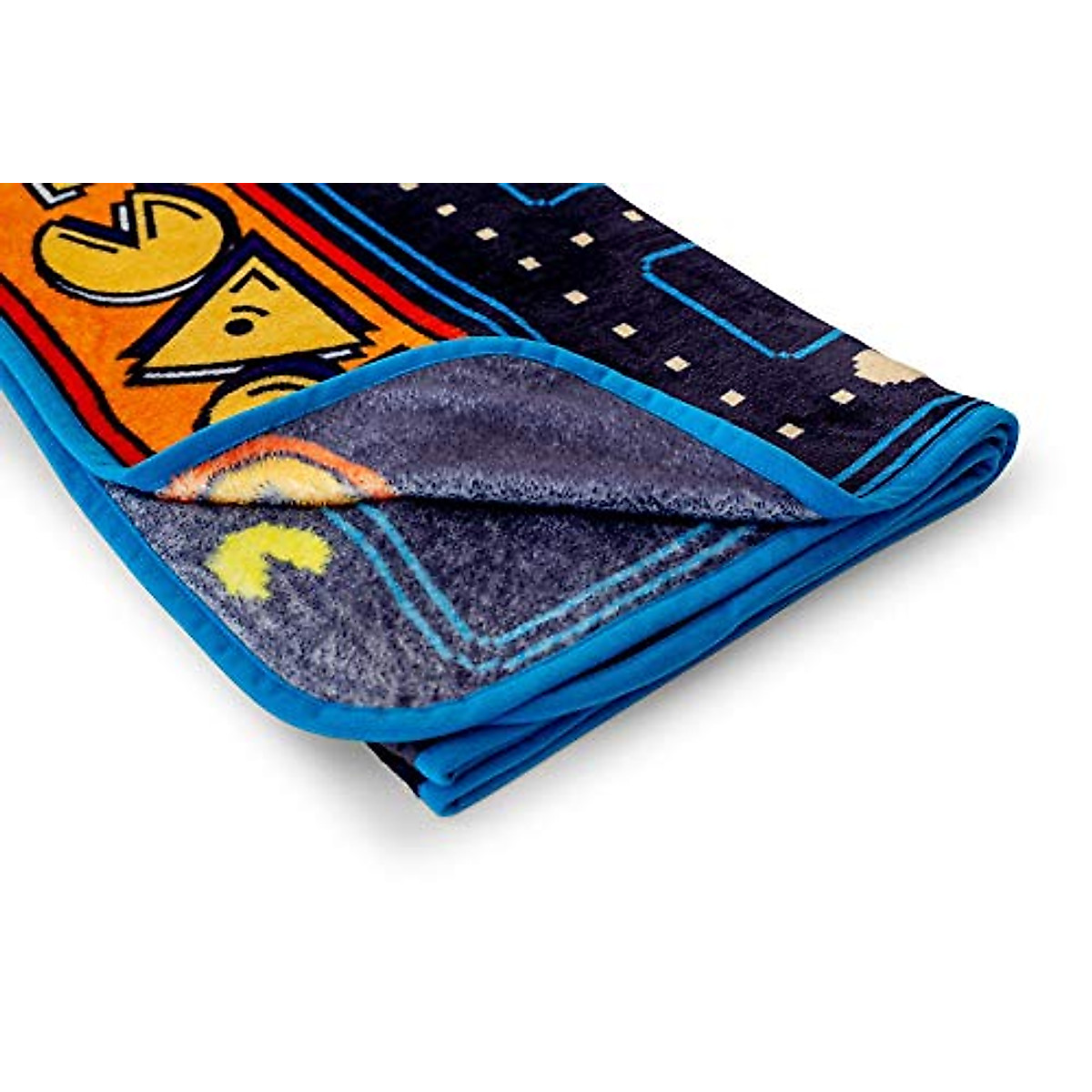 Pac-Man Maze Throw Blanket | Cozy Fleece Blanket | Super Soft Lightweight Blanket | 45 x 60 Inches