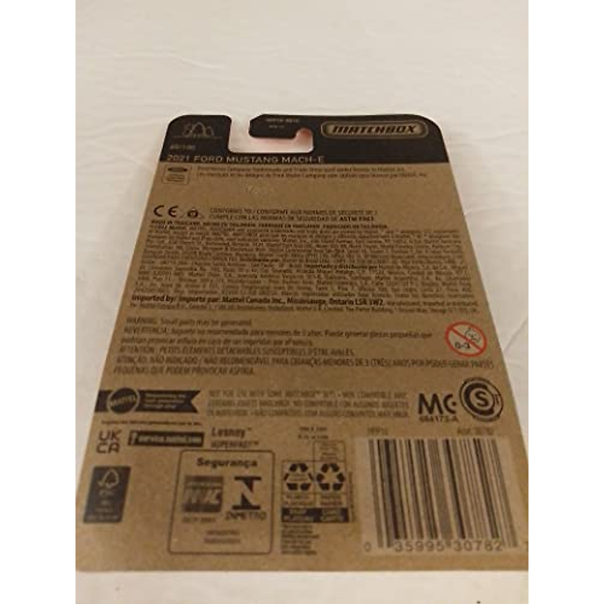 Matchbox 2022 - 2021 Ford Mustang MACH-E - Red - 65/100 - Electric