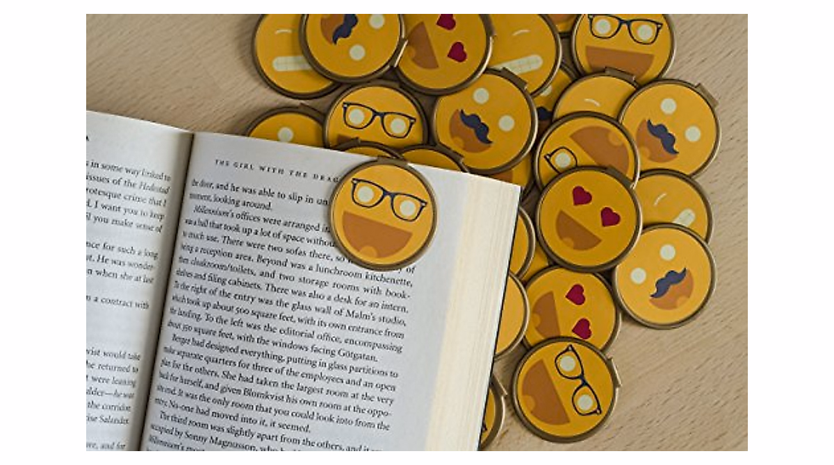 BEST Smiley Face Bookmarks - 36 Bulk for Kids & Rewards