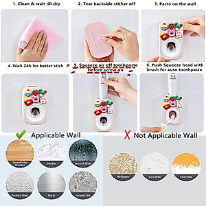 Automatic Toothpaste Dispenser Wall Mounted for Bathroom,Toothpaste Squeezer for Kids & Family Shower by Mr. Thumbs (1pc,Astronaut)