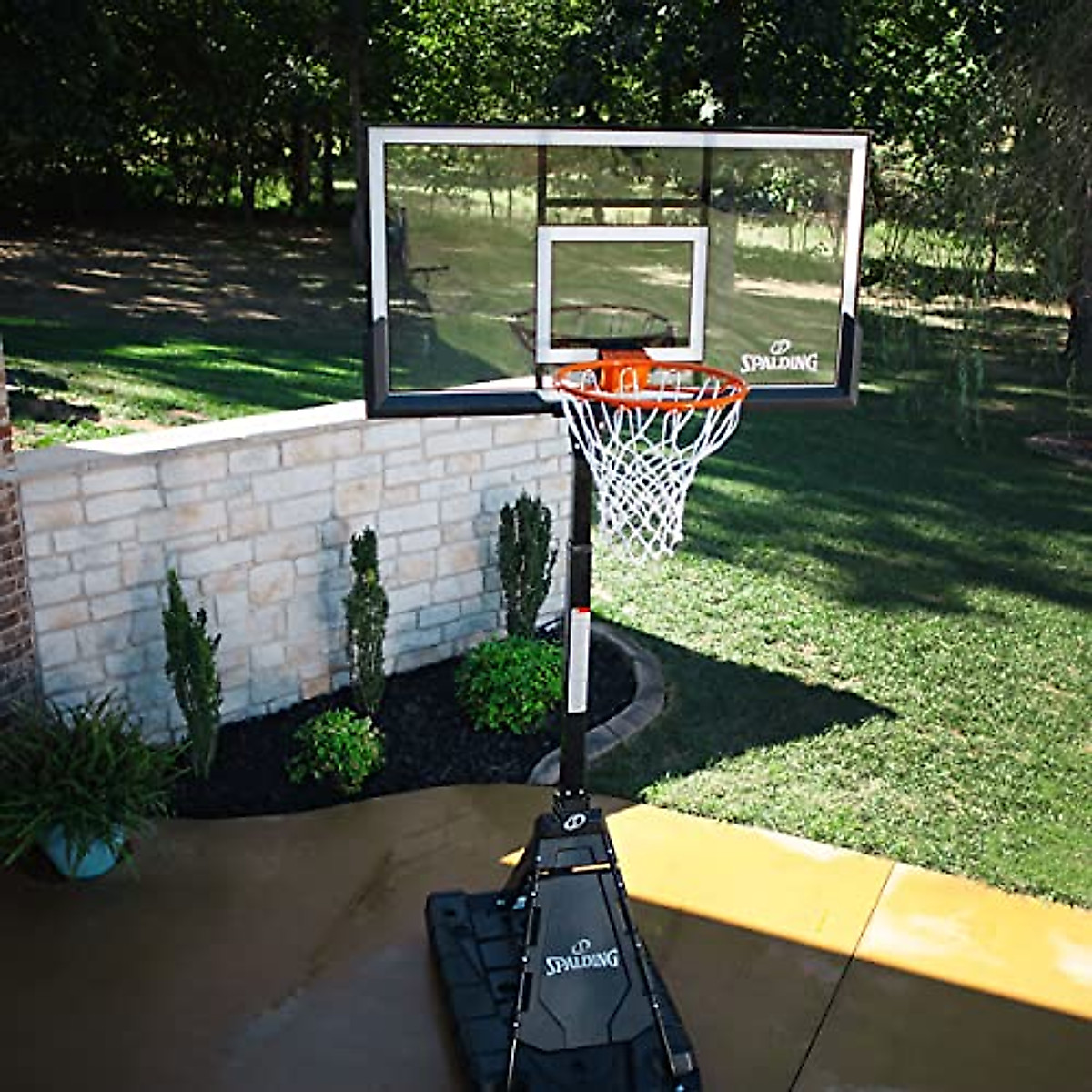 Spalding Momentous EZ Assembly 54" H-Frame Acrylic Portable Basketball Hoop