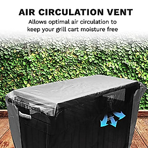 Cover for Keter Unity XL, Portable Prep Tables and Flat Top Grills. Must Have BBQ, Grilling and Outdoor Cooking Accessory. Breathable, Waterproof, UV and Weather Resistant - 55" x 24" x 33.5"