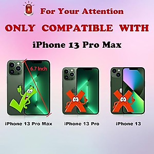 LIFCIUSO Glitter Bling Compatible with iPhone 13 Pro Max Case (6.7 inch) - Cute Sparkly Protective Case for Women and Girls, Soft TPU Design in Hot Pink