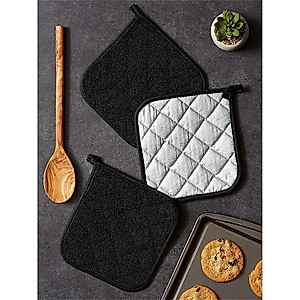 Dish Washing Gloves 7 Holders 7 X Pot Pads Sets Oven Cloth Holders Inches for Kitchen Heat Pot Pot Holders Long Rubber Gloves Heavy Duty