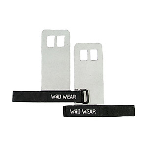 Pullup Hand Grips, Gymnastic Leather Hand Wrist Wrap Protection Ideal for Weightlifting, WODs, Olympic Lifting and Gymnastics (X-Small)