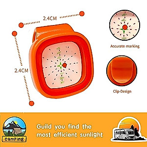 Erayak Solar Panel Angle Guide Accessories Find The Optimal Angle for Solar Panels Tools 100W/200W/400W Solar Panel Maximize The Power of Solar Panels