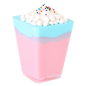 SimpleHomeCo. 5 oz Plastic Mini Dessert Cups 100 Count [Clear, Tall] Appetizer Bowls, 5oz Disposable Tasting Glasses, Parfait, Small Tumblers Shooters, Premium Quality Catering Supplies w/Free e-Book