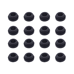 HABIIID RV Stove Top Grommet Kit for Black Furnace Grommet Protective Rubber Grommet Assortment Kit Compatible with Magic Chef Stove Grates 16 Pcs