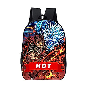 Boys and Girls Anime Backpacks,Travel Recreational Schoolbags Anime - 002
