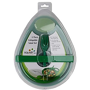 Squish™ 5 Piece Collapsible Salad Set - Green