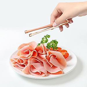 Coffee Candy Tong Steel Tongs 6 Pcs Exquisite Steel Bar Sugar Cube Clips Ice Clips Portable Cubic Sugar Stainless Steel Tongs Mini Tongs