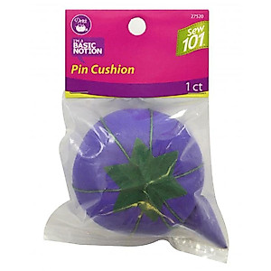 Dritz Sew 101 Tomato Strawberry Emery, 2-3/4", 1 Count, Assorted Colors Pin Cushion, Lime, Pink, Purple