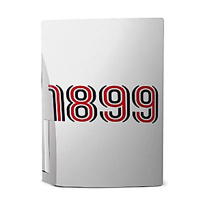 Head Case Designs Officially Licensed AC Milan 1899 Art Vinyl Faceplate Sticker Gaming Skin Decal Cover Compatible with Sony PlayStation 5 PS5 Disc Edition Console & DualSense Controller
