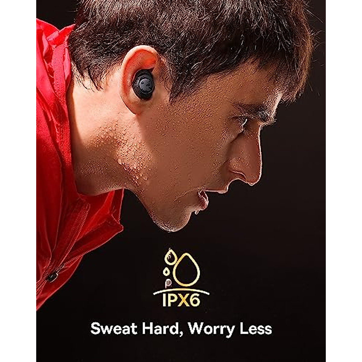 Baseus Wireless Earbuds, 140H Playback -48dB Active Noise Cancelling Bluetooth 5.3 Earbuds with IPX6 Waterproof 4 ENC Mics 0.038s Low Latency Fast Charge Ear Buds for Android iOS(Bowie MA10)