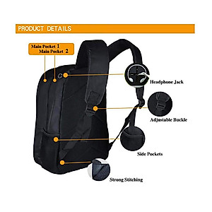 Children Backpack Unisex Pupils Cartoon Students Bookbag Canvas Schoolbag Kid's Knapsack Teens Boy Girl Daypack (Style 1)