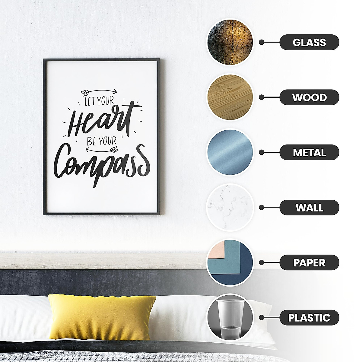 Matte Black Permanent Vinyl - 12" x 11 FT, Cricut Vinyl for Decor Sticker, Car Decal, Scrapbooking, Signs, Waterproof Window & Home Decal