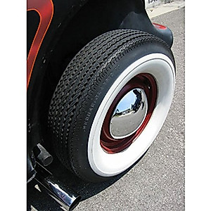 Baby Moon Chrome Hubcaps and 15 Inch Wheel Beauty Rings