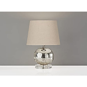 Adesso Simplee Globe Table Lamp Brushed Steel