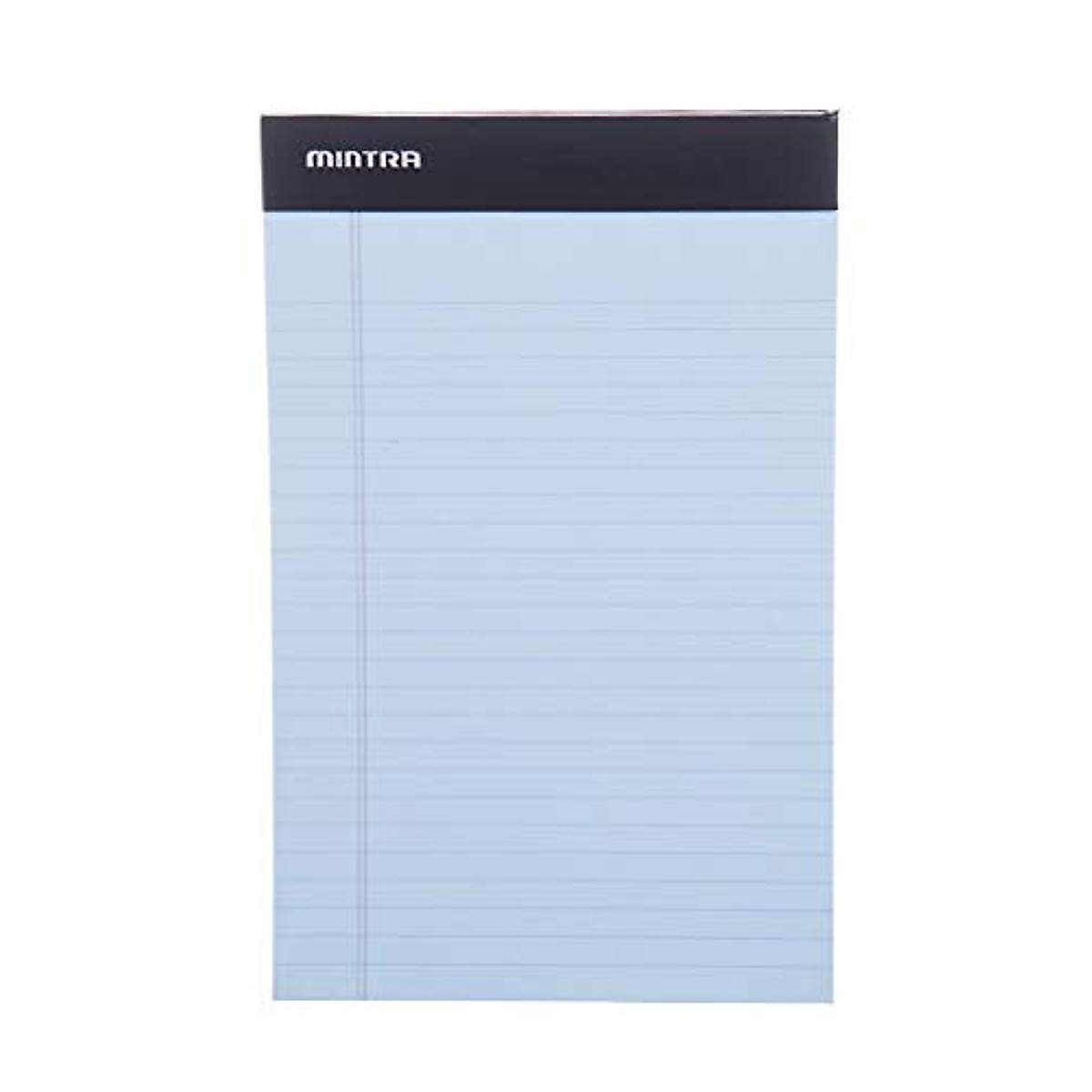 Mintra Office Legal Pads - ((BASIC PASTEL 6pk, 5in X 8in, NARROW RULED)) - 50 Sheets per Notepad, Micro perforated Writing Pad, Notebook Paper for School, College, Office, Professional