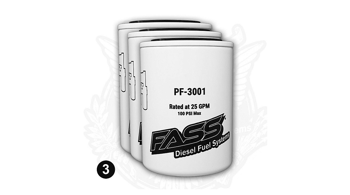 Titanium Series Fuel Filter & Water Separator Pack of 6 - FASS