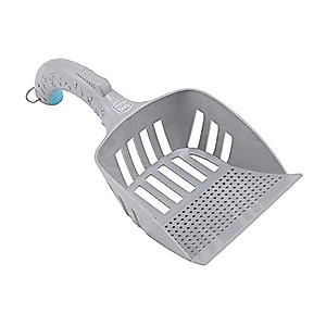 Fresh Step All In One Litter Scoop - Fast and Easy to Use Cat Litter Scooper - Deep Shovel Ergonomic Handle Grip Kitty Litter Scooper to Scoop Away Cat Litter
