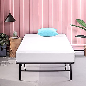 ZINUS SmartBase Tool-Free Assembly Mattress Foundation / 14 Inch Metal Platform Bed Frame / No Box Spring Needed / Sturdy Steel Frame / Underbed Storage, Twin XL