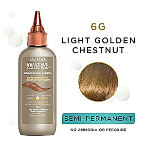 Clairol Professional Beautiful Advanced Gray Solutions 6g Light Golden Chestnut, 3 oz