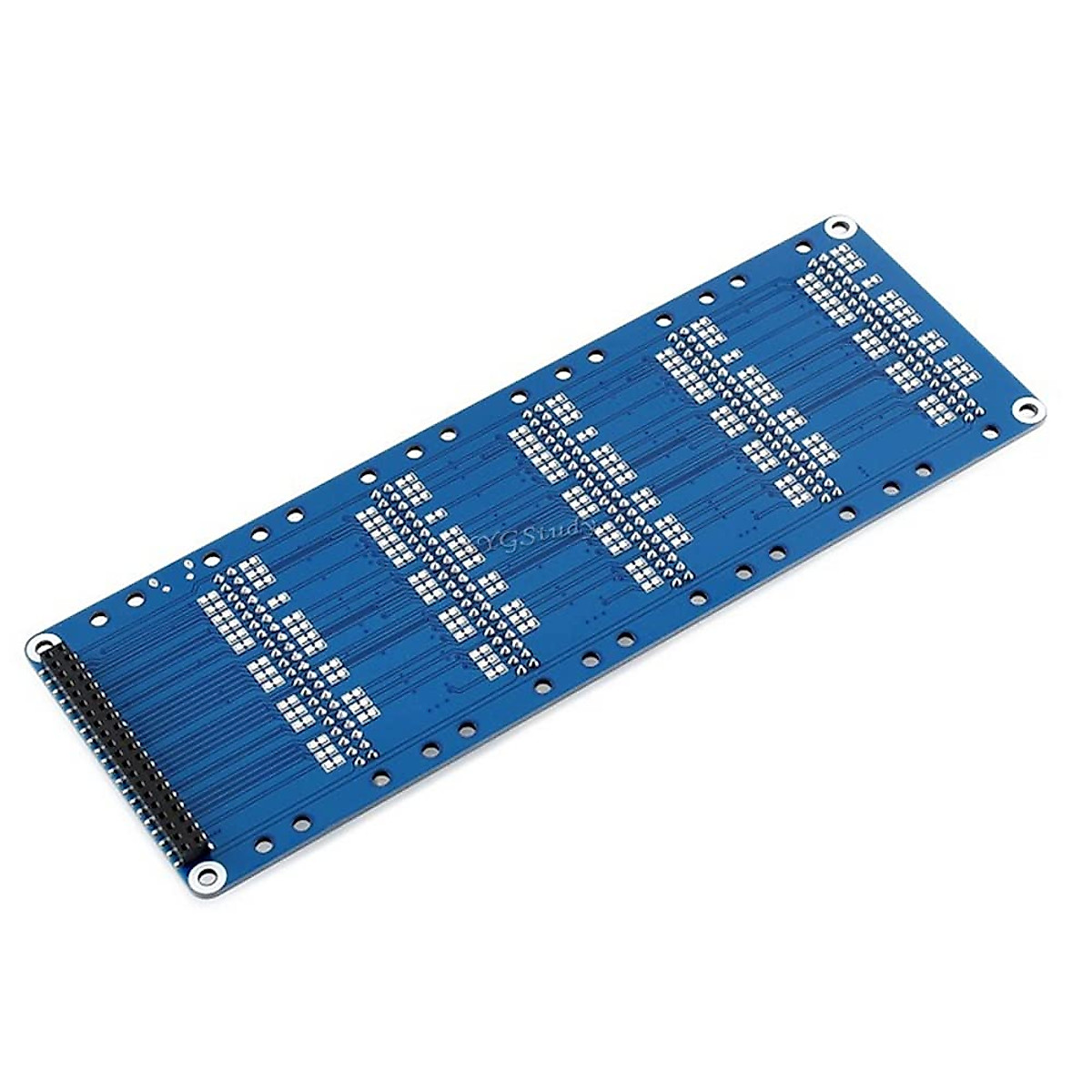 XYGStudy Stack HAT I/O Expansion Connector for Raspberry Pi, 5 Sets of 2x20 Pinheaders, Directly Pluggable, USB Power Port