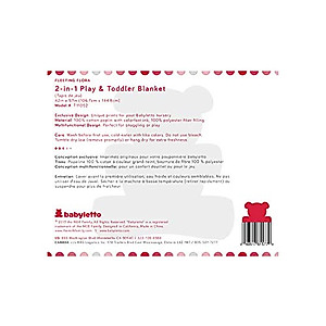 Babyletto Play and Toddler Blanket, Fleeting Flora