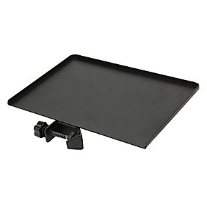 Mic Rack Stand Phone Holder, Multifunctional Microphone Stand Tray, Alloy Clamp-On Chat Room for Live Broadcast