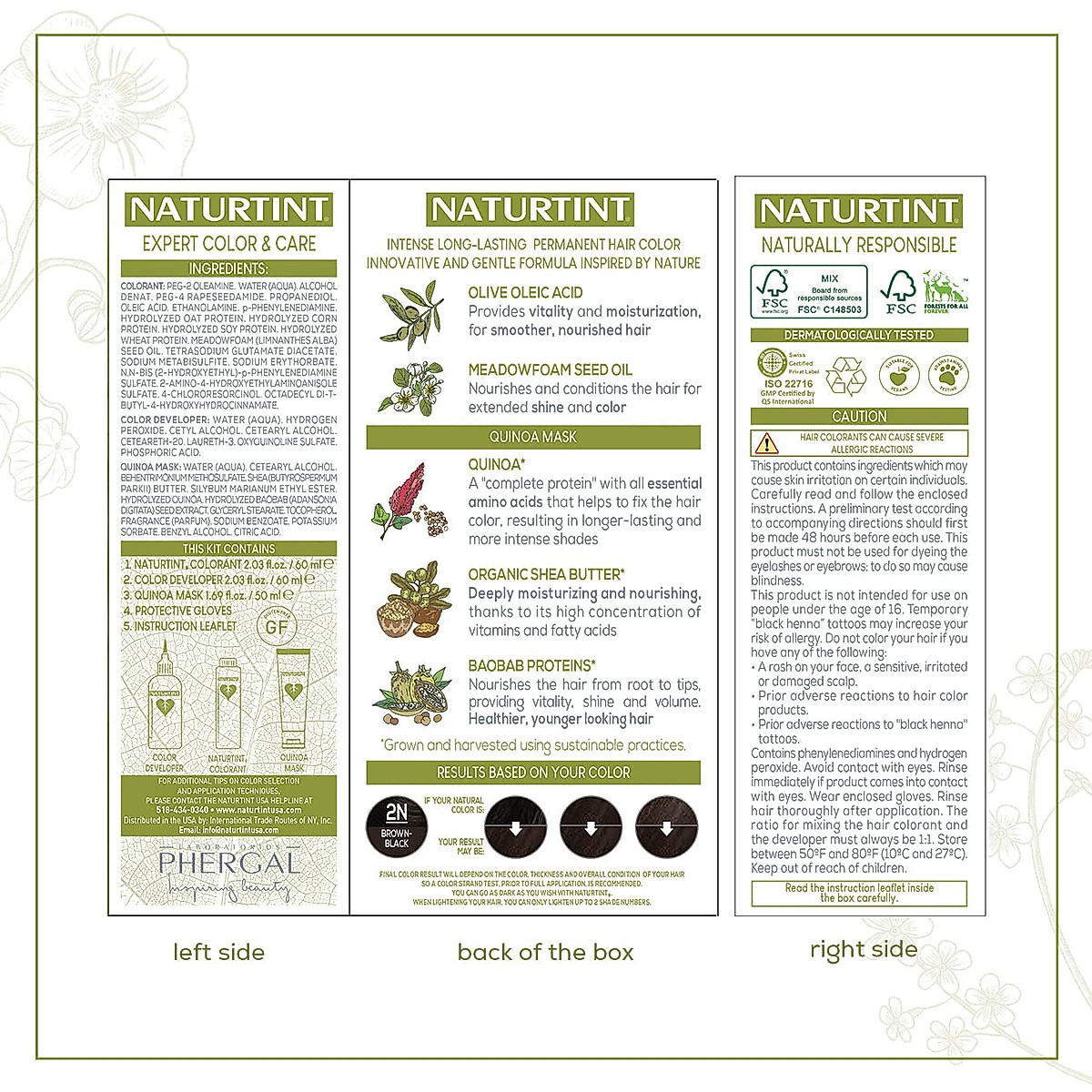 Naturtint Hr Clr Women 2N Brown Black, 5.98 oz