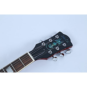 Bad Cat Instruments Electric Guitar, 6 String Double Cut Electric Guitar, Solid Mahogany Body and Neck, Rosewood Fingerboard, Right Hand, DC-340 Series