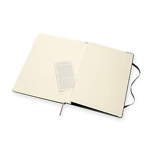 Moleskine Classic Ruled Notebook, Hard Cover and Elastic Closure, 192 Pages, Black, Size A4, 21 x 29.7 cm