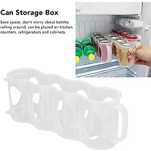 MOXAS Soda Can Organizer for Refrigerator Shelf, Drink Organizer for Fridge，Soda Can Beverage Holder,Fridge Storage Sliding Rack 2-Pack