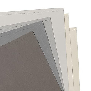 Colorbok - 71880A Smooth Cardstock Paper Pad, 12" x 12", Gray Promenage