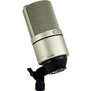 MXL 990/991 Large and Small Diaphragm Condenser Microphone Bundle Project/Home Studio Recording | XLR | Cardiod (Champagne)