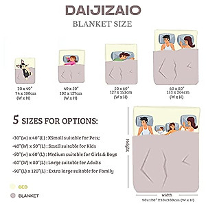 Soft Flannel Blanket Just Girl Loves Tacos Lightweight Plush Throw Air Conditioner Quilt for Women Men Couch Bed Sofa Decorative Blankets 80"x60" Large for Adults