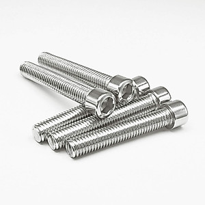50 Pcs M3-0.5x12mm Stainless Steel Hex Socket Head Cap Screws Bolts Inner Hex Socket Bolt DIN 912