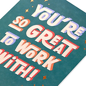 American Greetings Thank You Card for Coworker (Can't Thank You Enough)